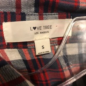 Love Tree | Dresses | Love Tree Plaid Shirt Dress | Poshmark